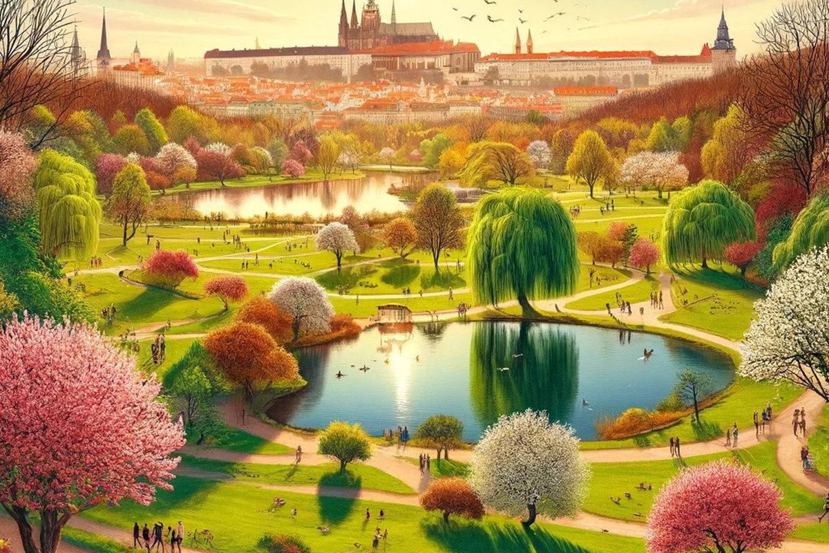 Královská obora Stromovka v Praze - Hotel Golf Prague